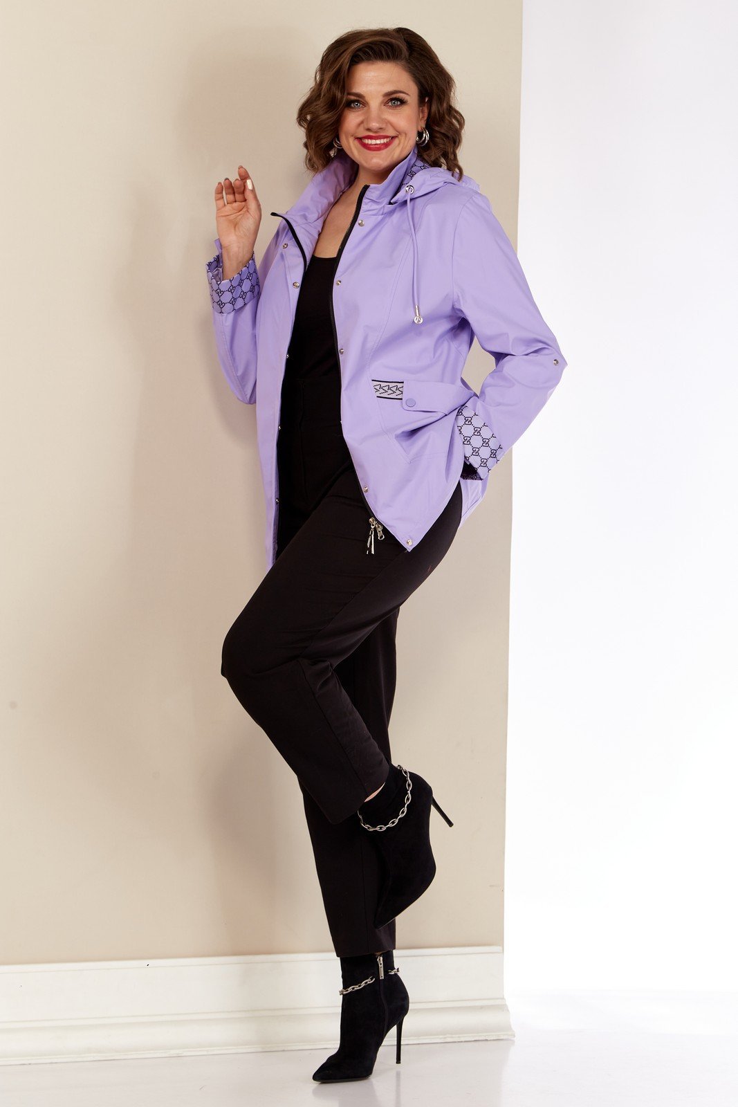 Куртка 2147 фиалковый Shetti купить - 7% скидка | в наличии